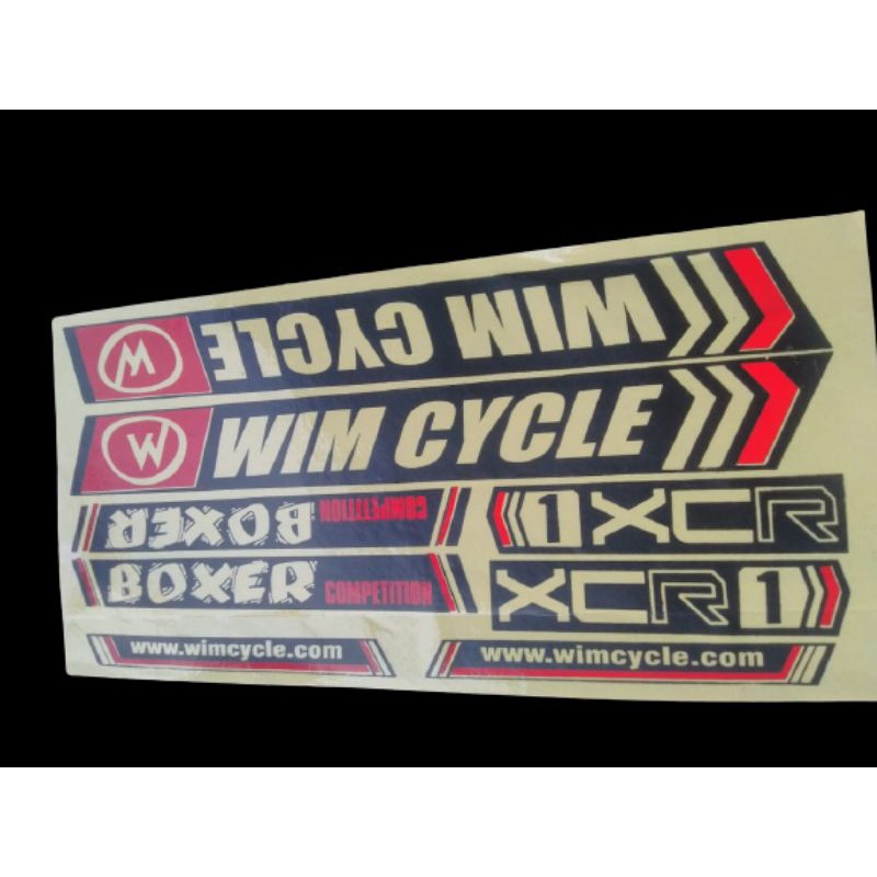 Jual Stiker Sepeda Wimcycle Boxer | Shopee Indonesia