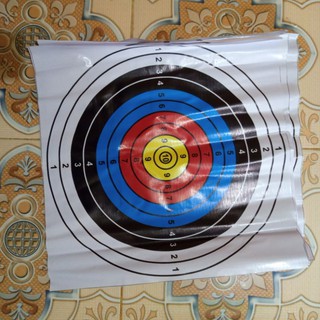 Jual Face Target ukuran 50 X 50 cm untuk latihan panahan archery murah ...