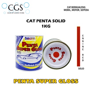 Jual Cat Duco NC PENTA SUPER GLOSS Engine Red @1 Kg / penta gloss merah ...