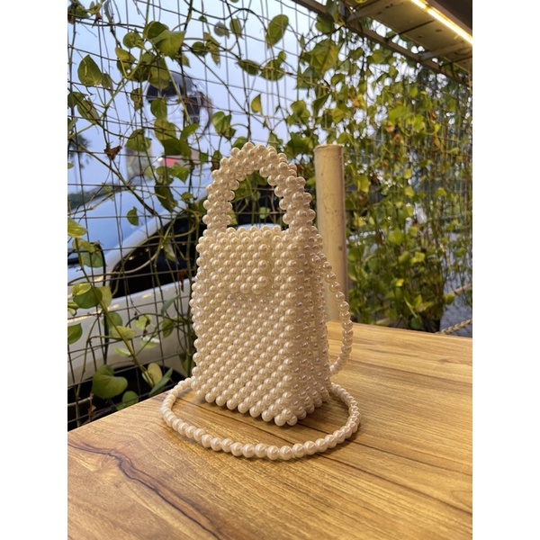 Jual Kara beaded bag/ tas manik/ tas mutiara/ tas wanita/ tas korea ...
