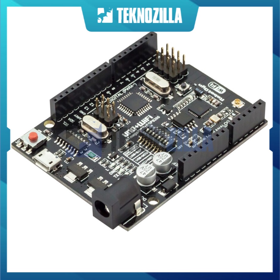 Jual Arduino Uno R3 Built In Wifi Atmega328p With Esp8266 Shopee