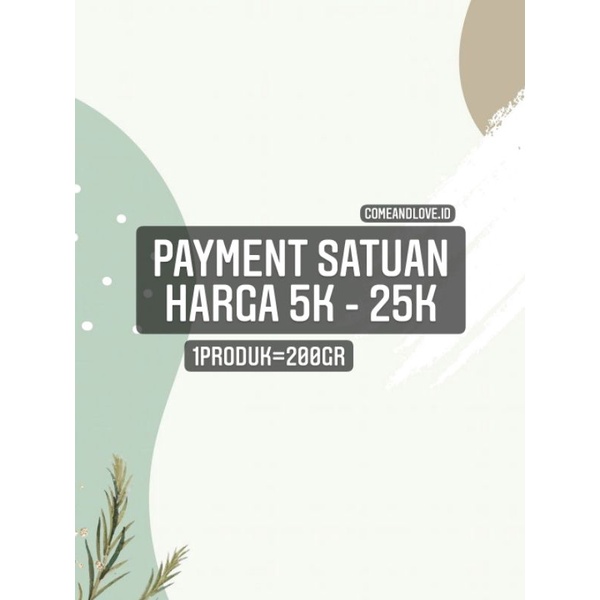 Payment satuan harga 5k - 25k | Shopee Indonesia