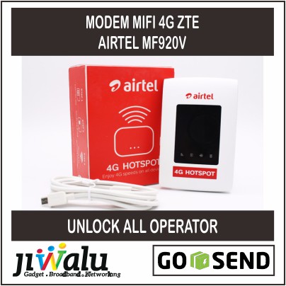 Jual Modem Mifi 4G Airtel ZTE MF920V Unlock All Operator Wireless ...
