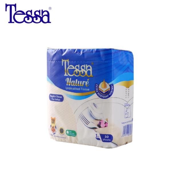 Jual Tessa Tissue Napkin Natural 50 s | Shopee Indonesia