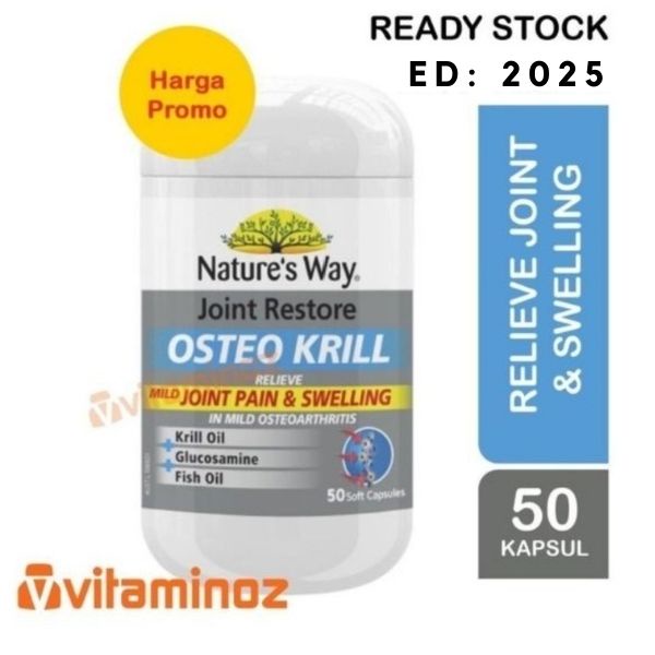 Jual Nature's Way Joint Restore Osteo Krill - 50 Kapsul | Shopee Indonesia