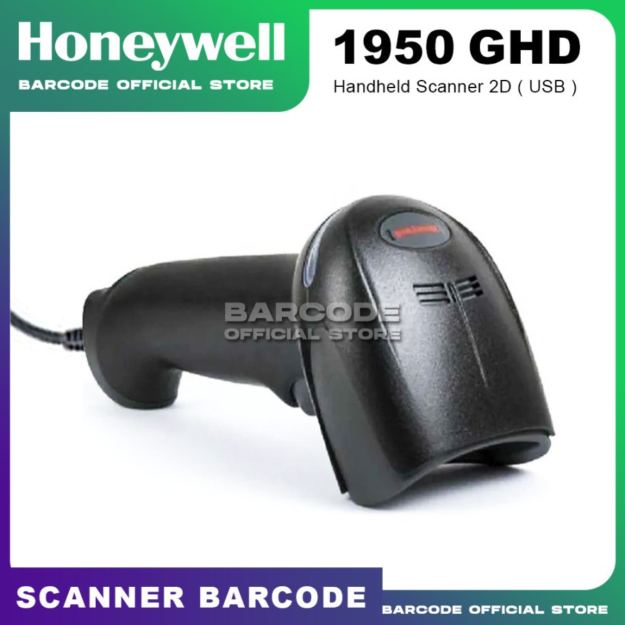Jual SCANNER BARCODE HONEYWELL 1950 Series 1950GHD 2D Scan QR Code ...