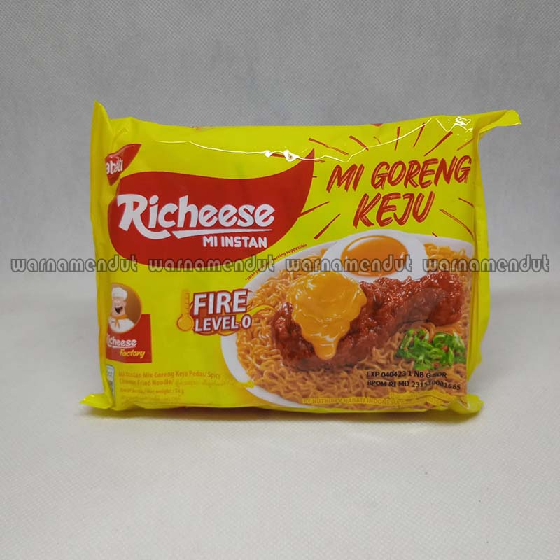 Jual Richeese nabati mie goreng keju level 0 mie instan 74gr (1pcs) WMO ...
