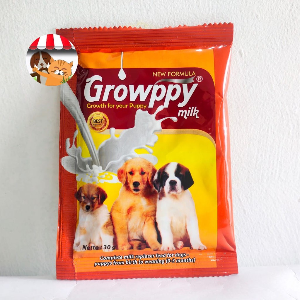 Jual Susu Anjing - Growppy Dog Milk 20 Gram - Dog Milk Sachet | Shopee Indonesia