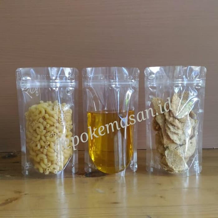 Jual Standing Pouch Bening 18x29 Zipper - KPACK LIGHTPACK | Shopee ...