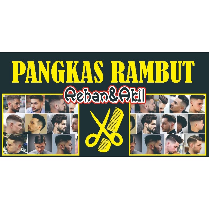 Jual Spanduk/Banner Pangkas Rambut, Desain Custom | Shopee Indonesia