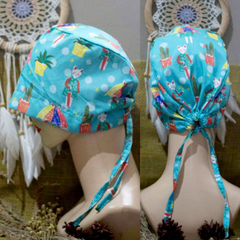 Jual Headcap/ Haircap/ Surgical cap/ topi medis/ topi dokter/ topi ...