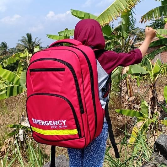 Jual TAS RANSEL EMERGENCY BAG TAS PPPK P3K PMI RESCUE PERTOLONGAN ...