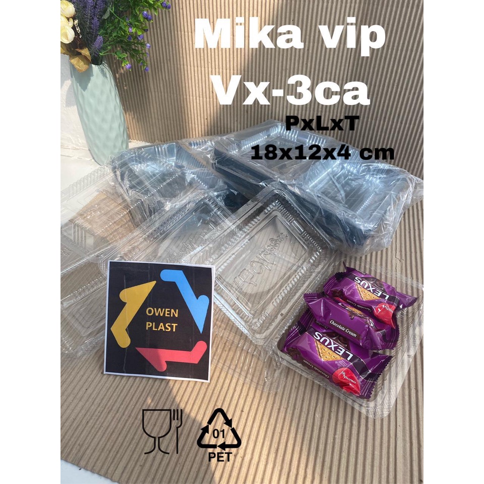 Jual MIKA KUE/MIKA JAJAN PASAR/ MIKA BOLU MEREK VIP BOX TEBAL MIKA KUE UK VX3CA MAKNYUSS ISI 100 ...
