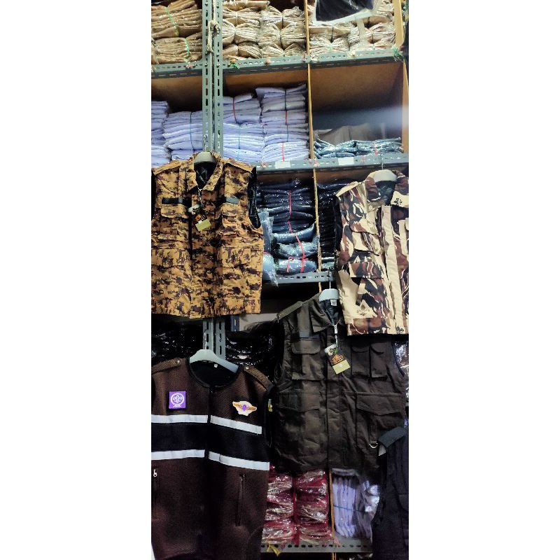 Jual rompi Pramuka nasional, loreng digital Pramuka, navy,hitam,coklat ...