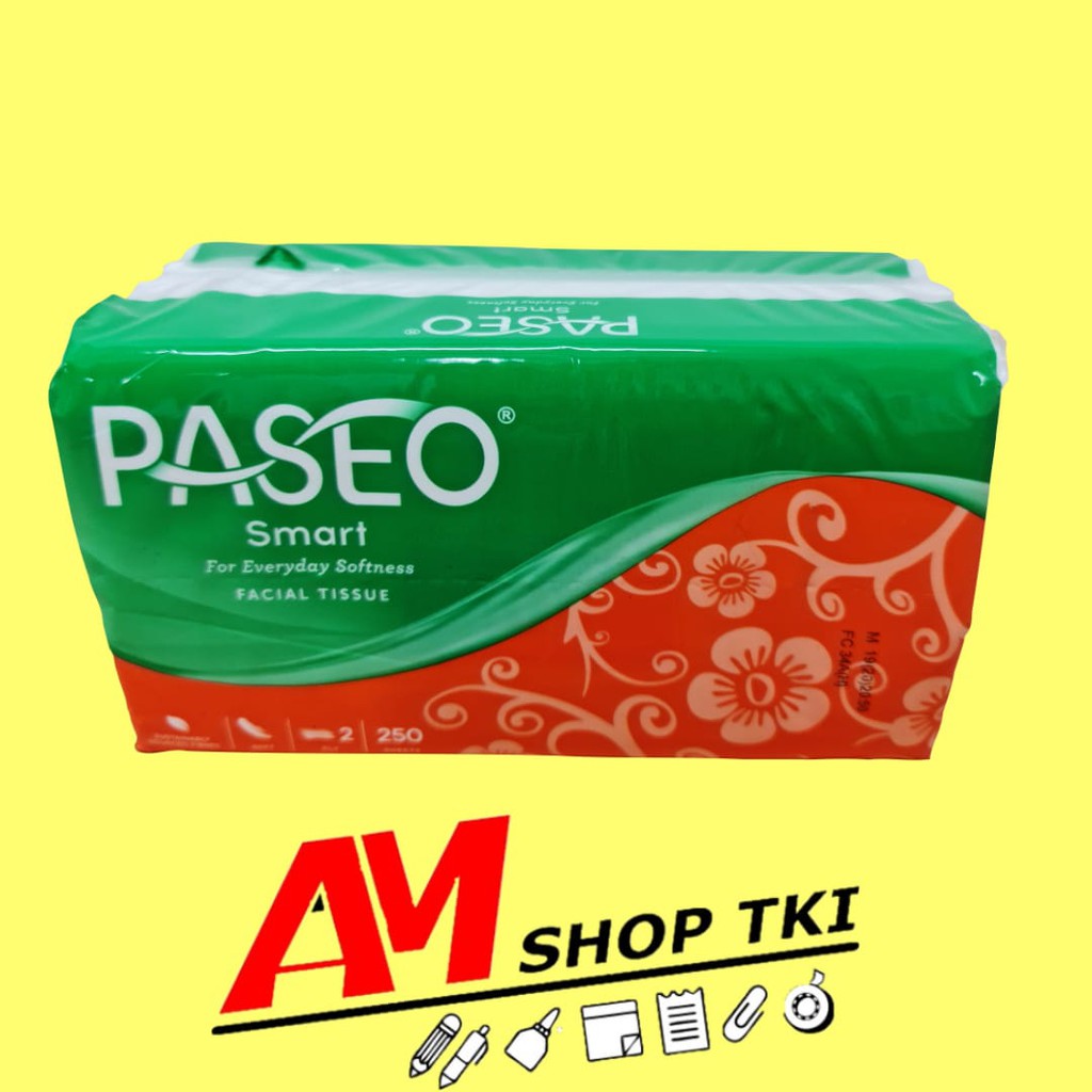 Jual Facial Tissue Paseo Smart 250 sheets 2 ply 1 karton (48 pcs) | Shopee Indonesia