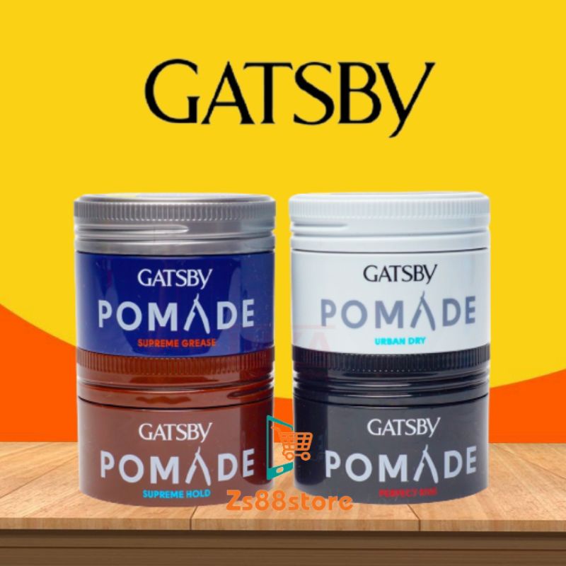 Jual GATSBY Styling Pomade & Water Gloss All Variant @ 30gr & 75gr ...
