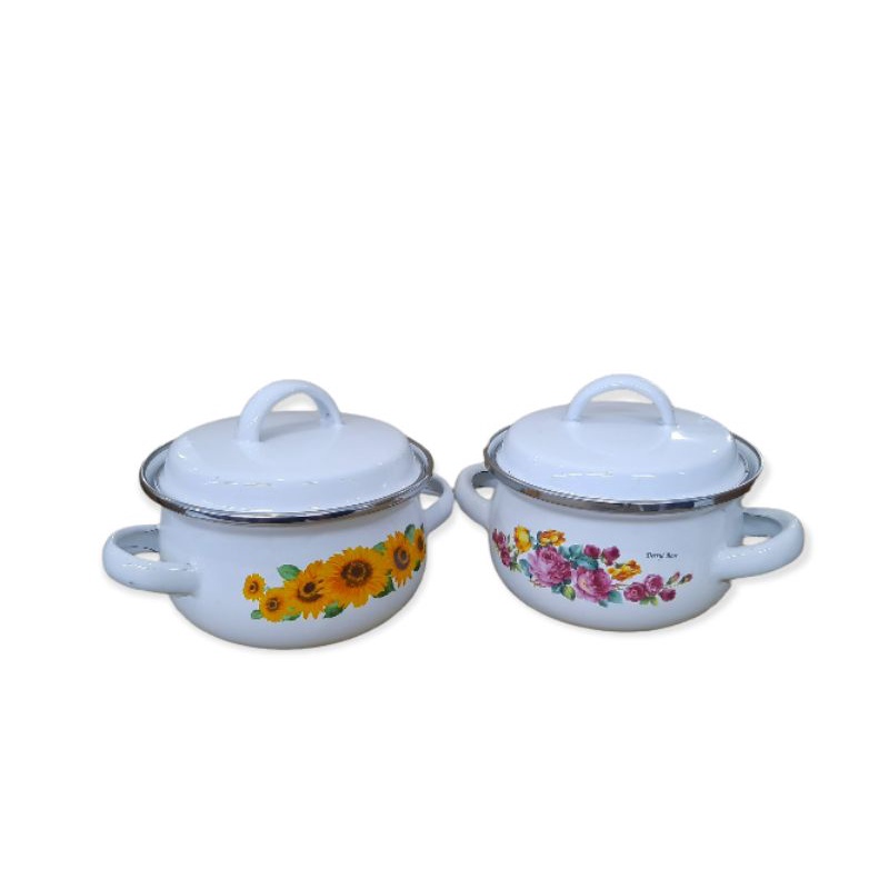 Jual Panci Mini Enamel/Enamel Mini Pot 12 cm | Shopee Indonesia