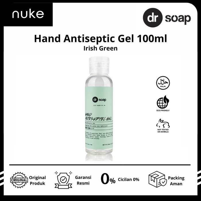 Jual DR SOAP Hand Antiseptic Gel 100ml (Irish Green) | Shopee Indonesia