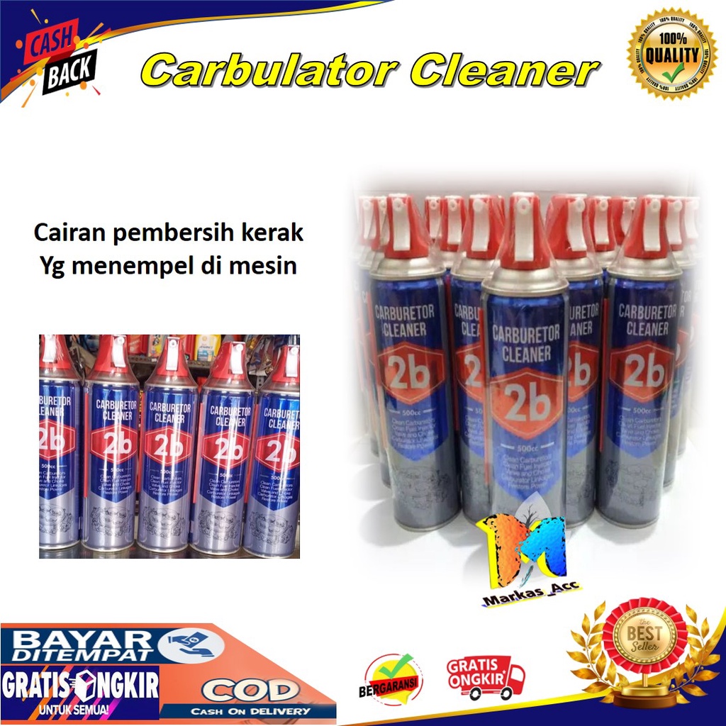 Jual Carburetor Cleaner 2B - Cairan Pembersih Karburator Carbu 2B by MTR 500ml/cc | Shopee Indonesia