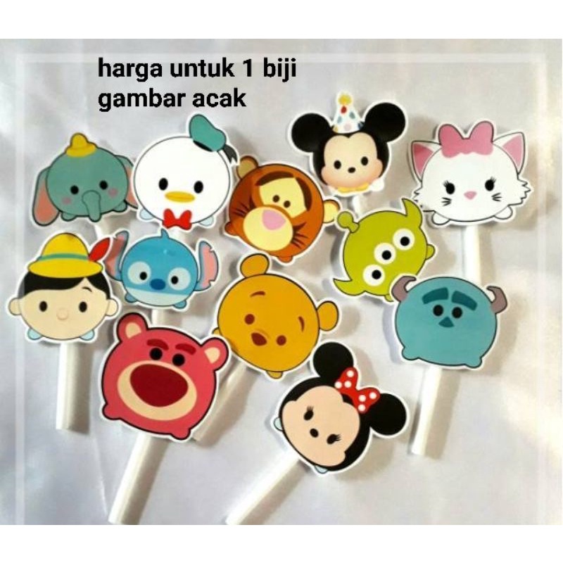 Jual mini topper toper hiasan tusukan nasi tumpeng kue cake ulang tahun ...