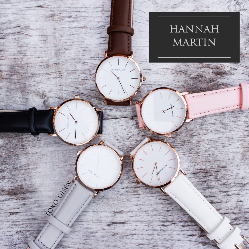 Jam Tangan Wanita Hannah Martin Simple Design Original | Women Watch ...