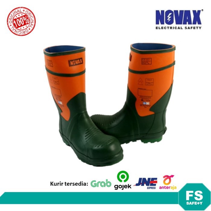 Jual Novax Sepatu Safety Boots Shoes Anti Listrik 20 KV ORIGINAL ...