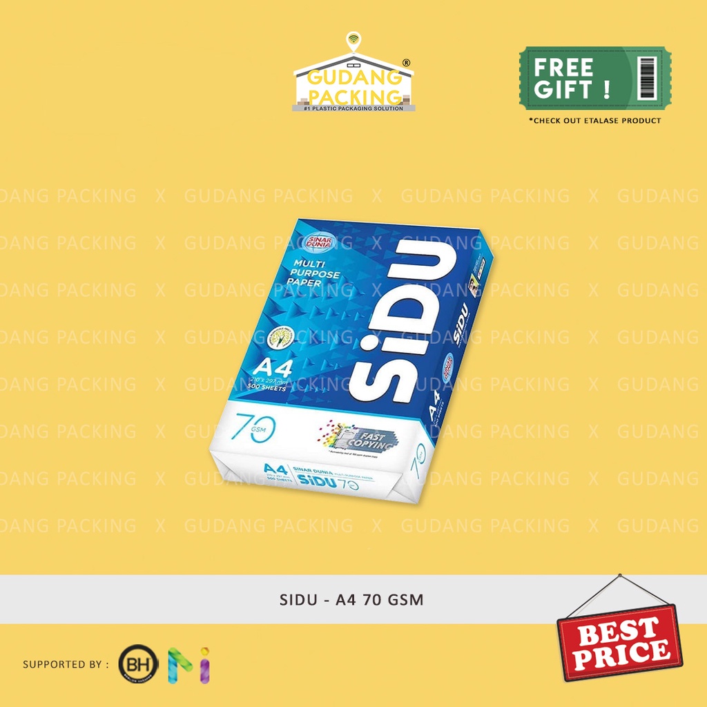 Jual SiDU - Kertas HVS A4 / F4 75 Gsm | Shopee Indonesia