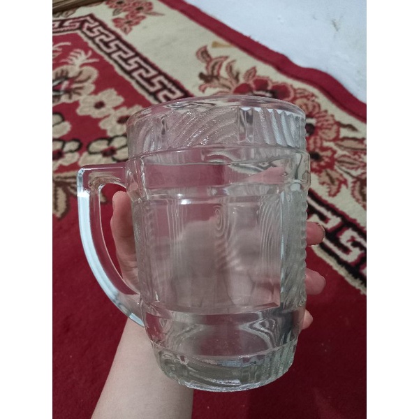 Jual Gelas Es Gentong Jumbo/Gelas Bir Jumbo/Gelas Gagang Besar/Gelas Es ...