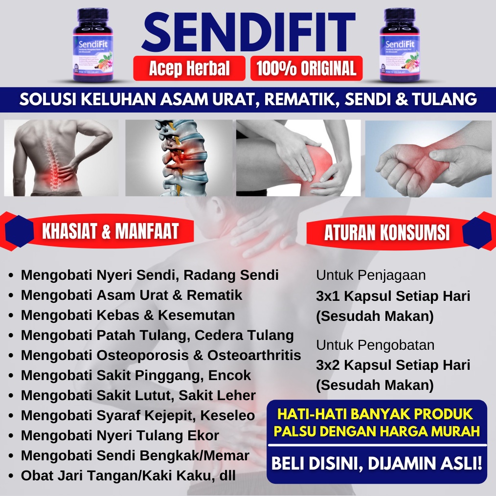 Jual Obat Saraf Kejepit Nyeri Sendi Radang Sendi Rematik Asam Urat ...