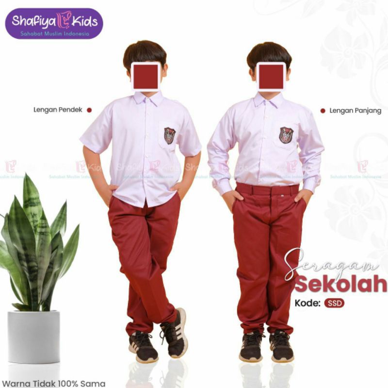Jual Shafiyakids - Seragam Sekolah Dasar Merah Putih Anak Laki SD ...