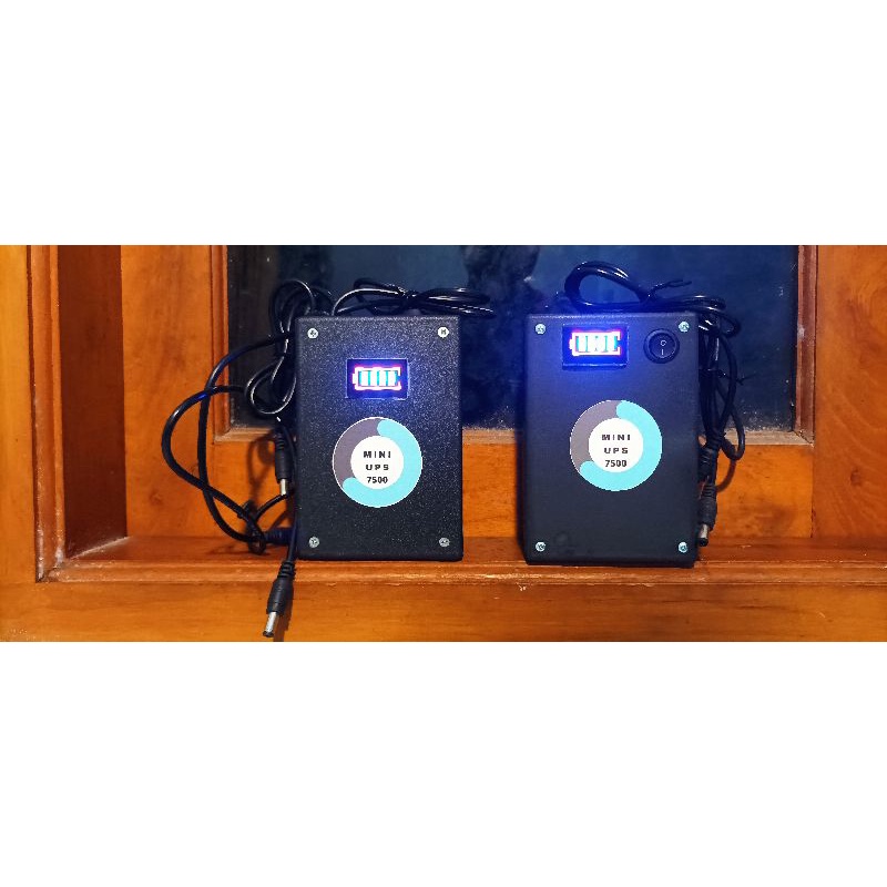 Jual Mini UPS 12V router wifi / modem / cctv / STB / alarm stb mining ...