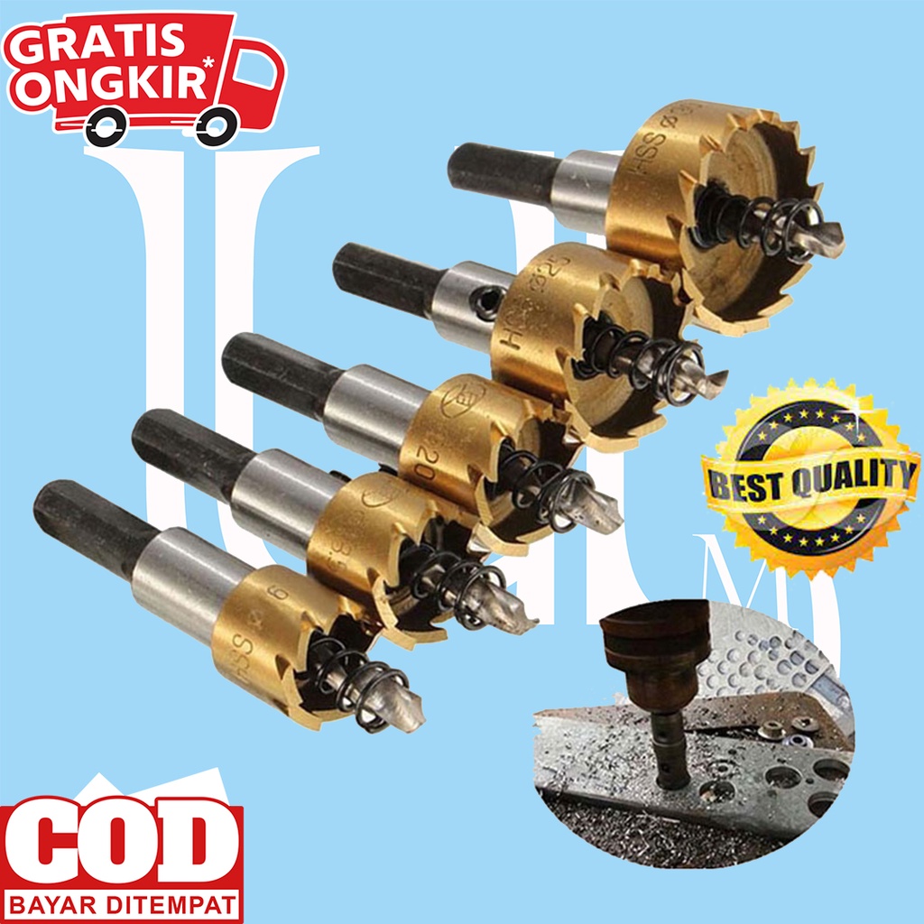 Mata Bor Besi Lubang Plong holso Hole Saw 5 PCS | Shopee Indonesia