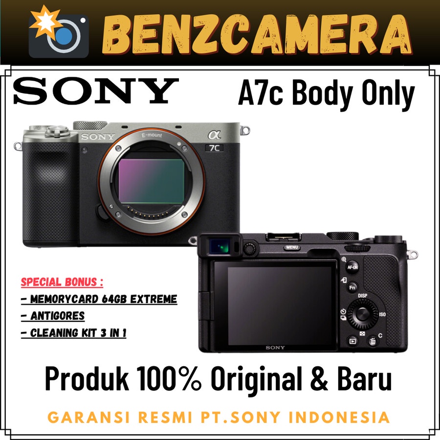 Jual Sony A7C Body Only Mirorrless Camera | Shopee Indonesia