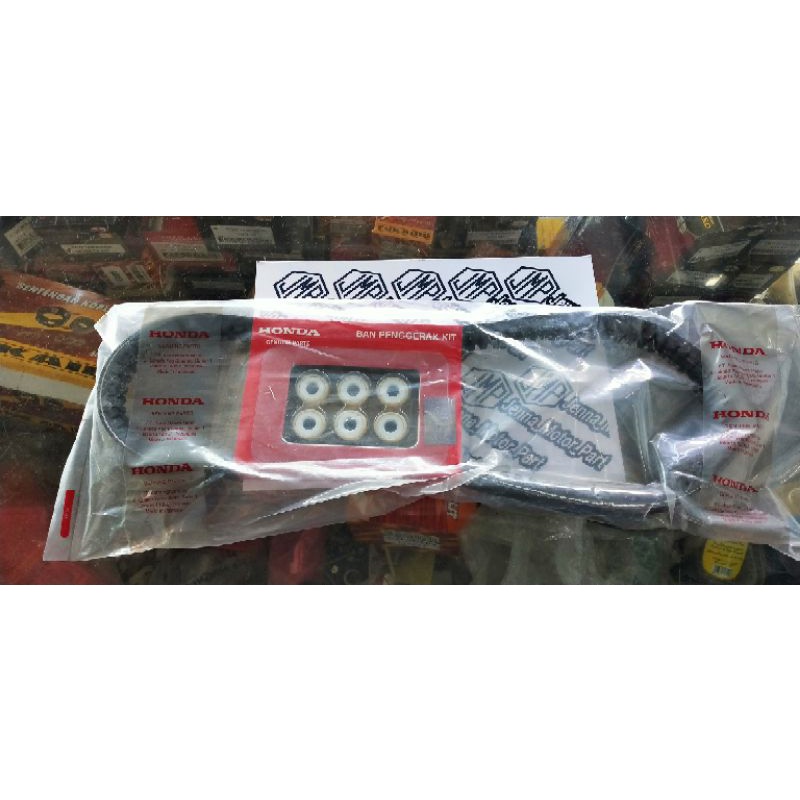 Jual BELT DRIVE SET VAN BELT + ROLLER SET BEAT ESP FI SCOOPY FI 23100 ...