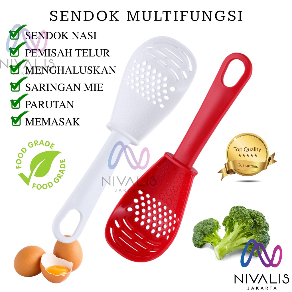 Jual NIVALIS JAKARTA SENDOK DAPUR MULTIFUNGSI SENDOK SARINGAN DAPUR ...