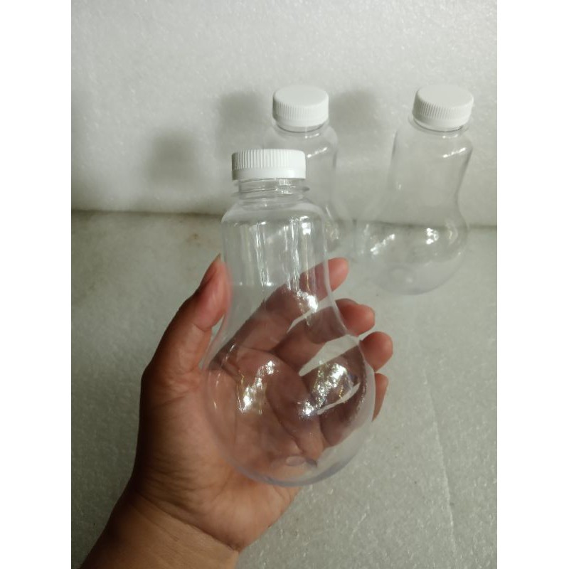 Jual Botol plastik botol bulat botol bentuk lampu botol minum botol ...