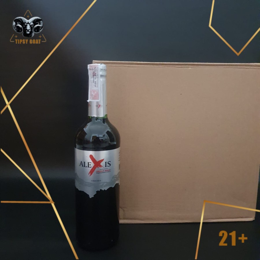 Jual Anggur Merah Alexis 620ML 1 Karton isi 12 Botol | Shopee Indonesia