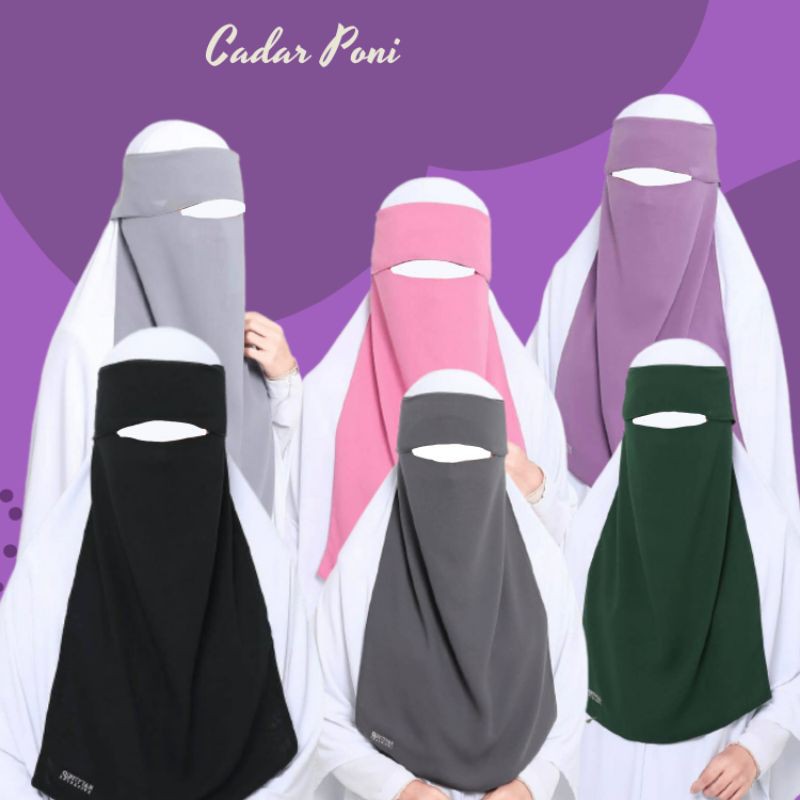 Jual Cadar Poni Hidden Eyes Sifon Arab | Shopee Indonesia