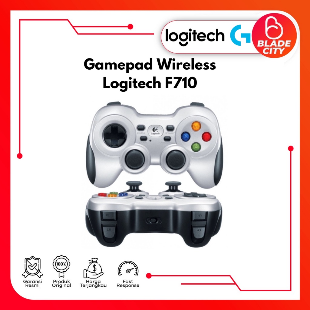Jual Gamepad Wireless Mobile Gaming I Logitech F710 - Garansi Resmi 3 ...