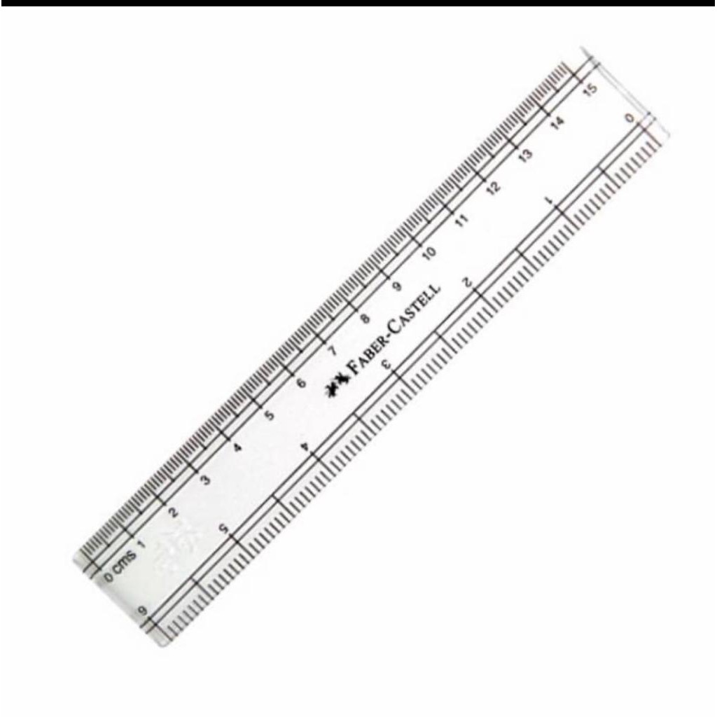 Jual Faber-Castell Ruler Scale / Penggaris 15 cm dan 30 cm ( 30cm di etalase lain ) | Shopee ...