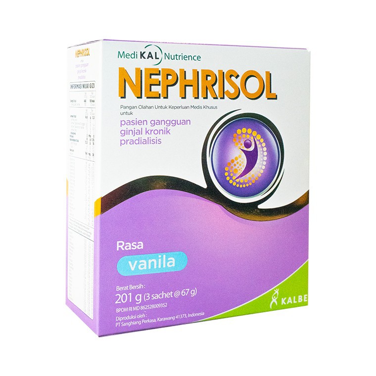NEPHRISOL VANILLA 201 GRAM | Shopee Indonesia