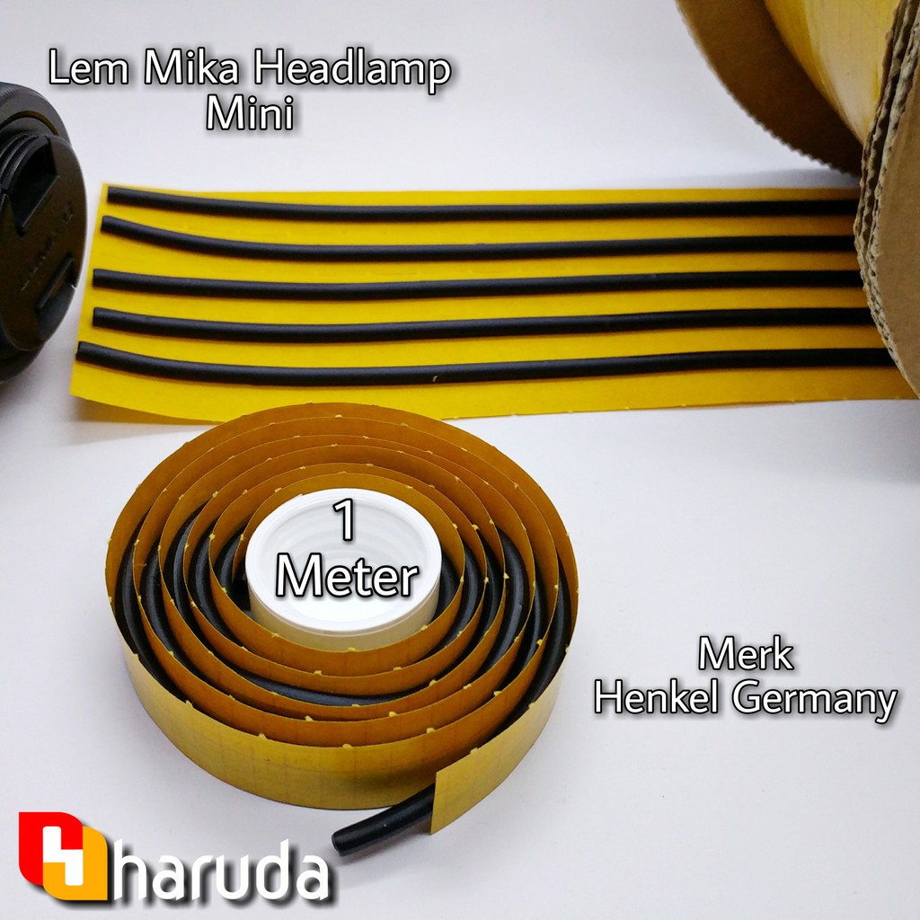 Jual Lem Mika Headlamp Mini Motor / Mobil Henkel Germany Per 1 Meter ...