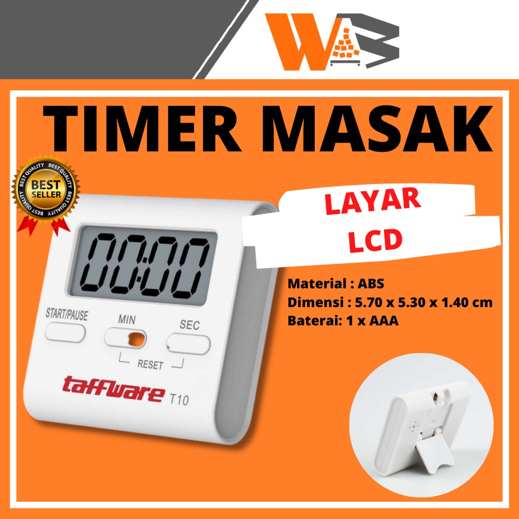 Jual Timer Masak Dapur Countdown Digital Alarm Clock Shopee Indonesia