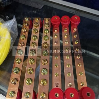 Jual Elektro | Terminal Nol Arde Grounding Plat Tembaga Murni | Shopee ...