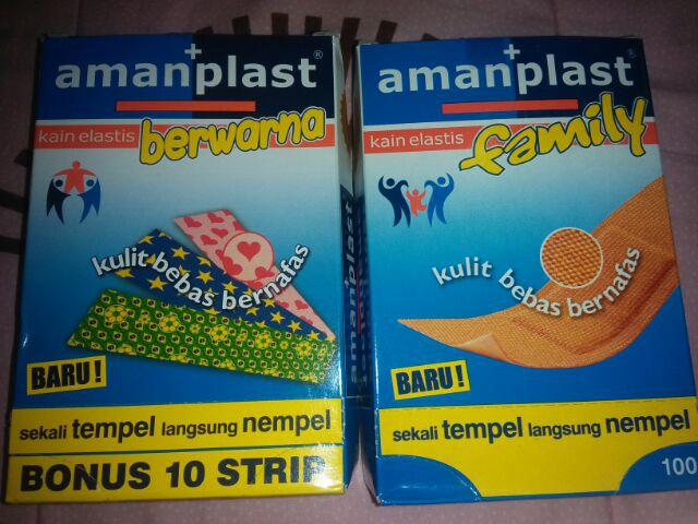 (1 SERI=1BOX) GROSIR AMANPLAST PLESTER ANTISEPTIK / PLESTER LUKA ...