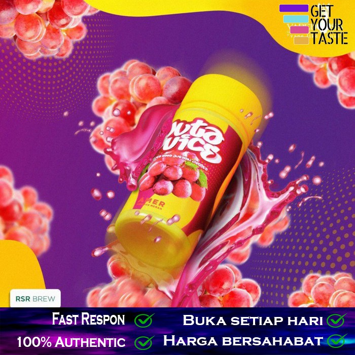 Jual Liquid Juta Juice Amer Anggur Merah by RSR Brew - 100ml Indonesia ...
