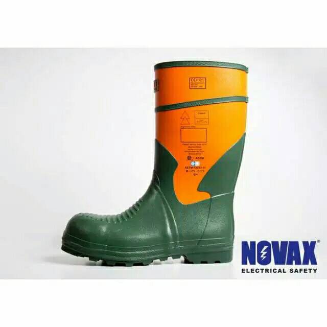 Jual Sepatu safety boot listrik electrik novak novax 20kv original ...