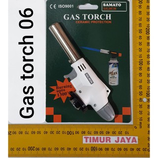 Jual SAMATO GAS TORCH Pemantik Flame GUN ALAT LAS Heating PORTABLE KEJU ...