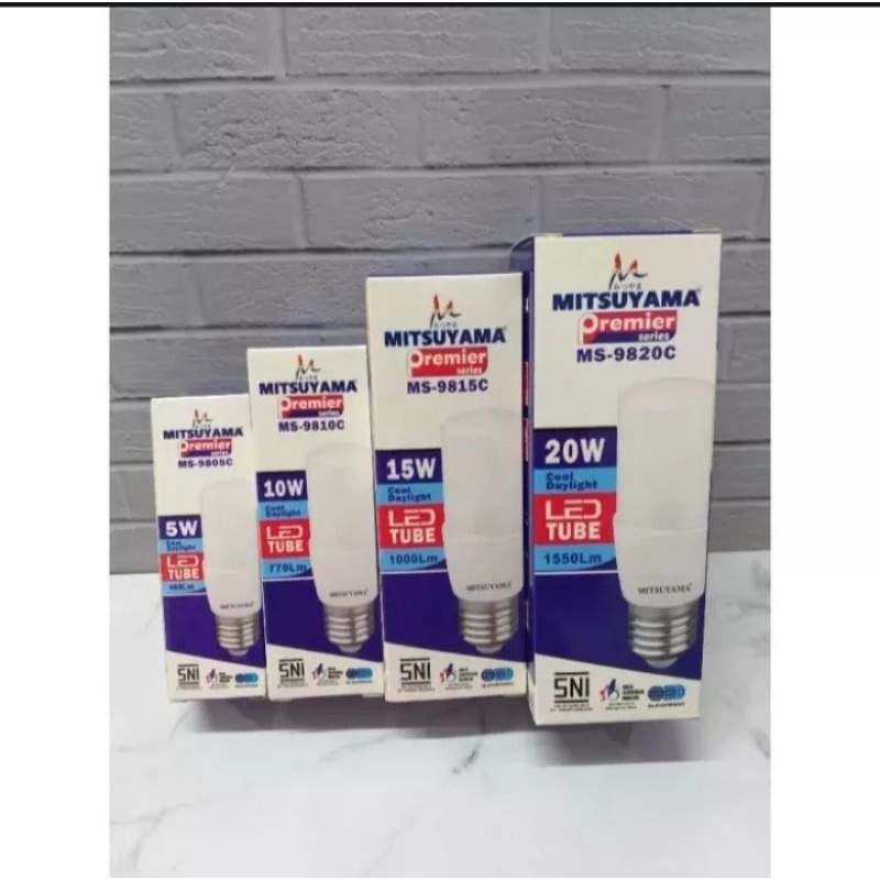 Jual LAMPU BOHLAM STIK MITSUYAMA TUBE LED SNI | Shopee Indonesia