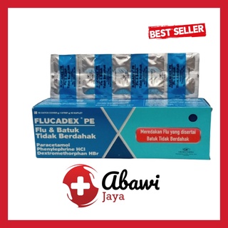 Jual [AB] Flucadex PE 10 Kaplet Obat batuk Kering dan Flu PER STRIP ...